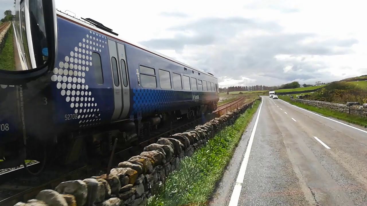 Train vs Coach race! - YouTube