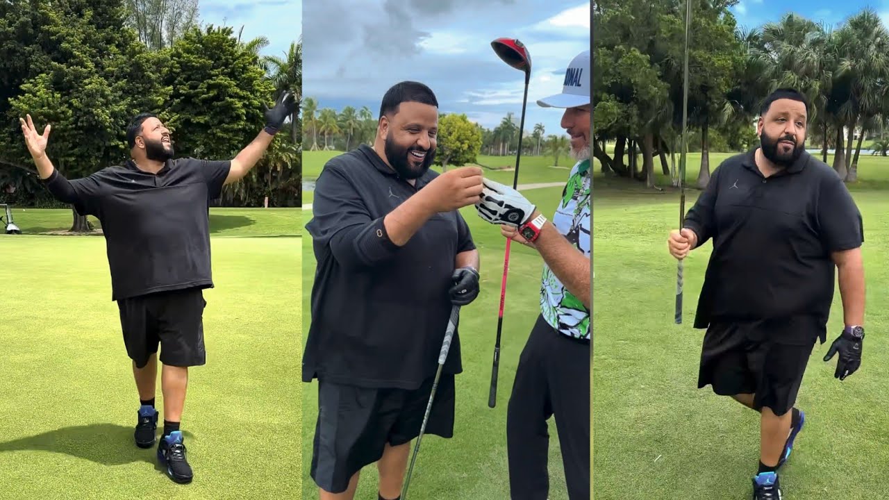 DJ khaled - Perfecting My Golf With My Golf Gang 🏌 Win With Us, GOD DID ...