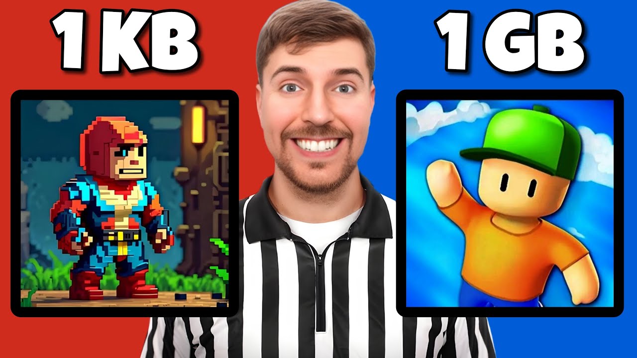 1 KB vs 1 GB Playstore Games !! - YouTube