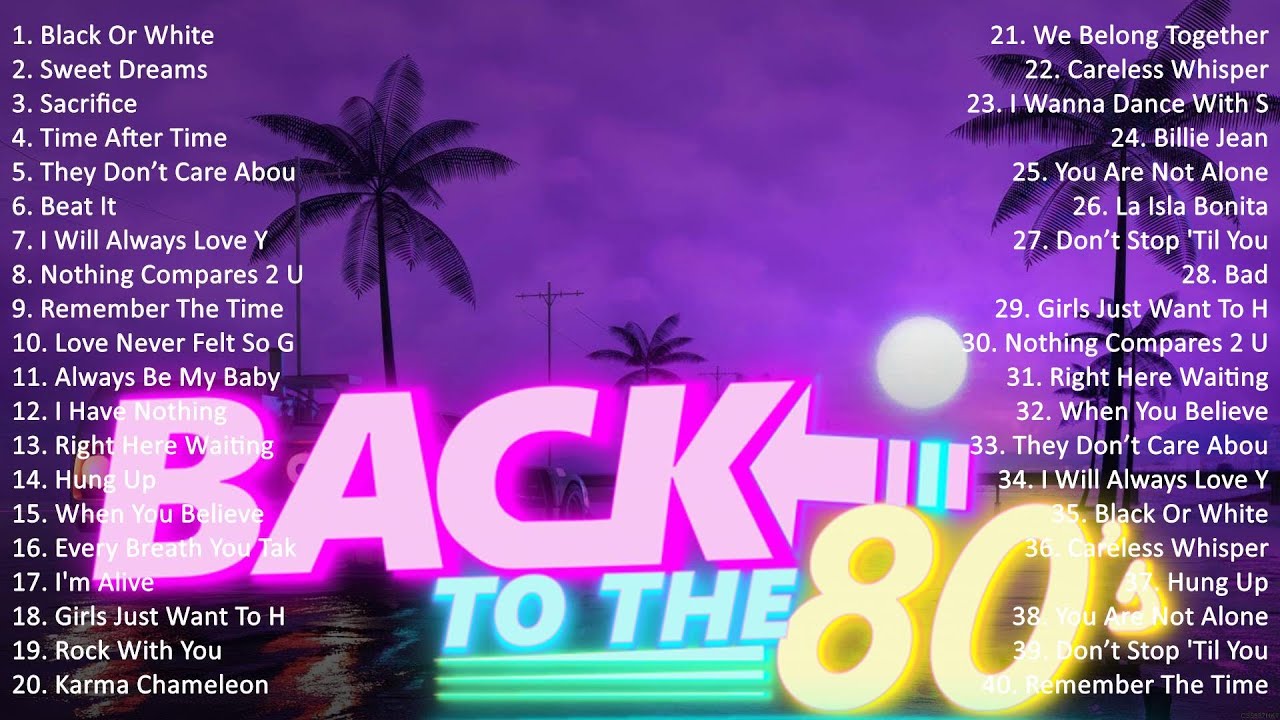 Best Songs Of 80's 🌄 Whitney Houston, Olivia Newton-John, George ...