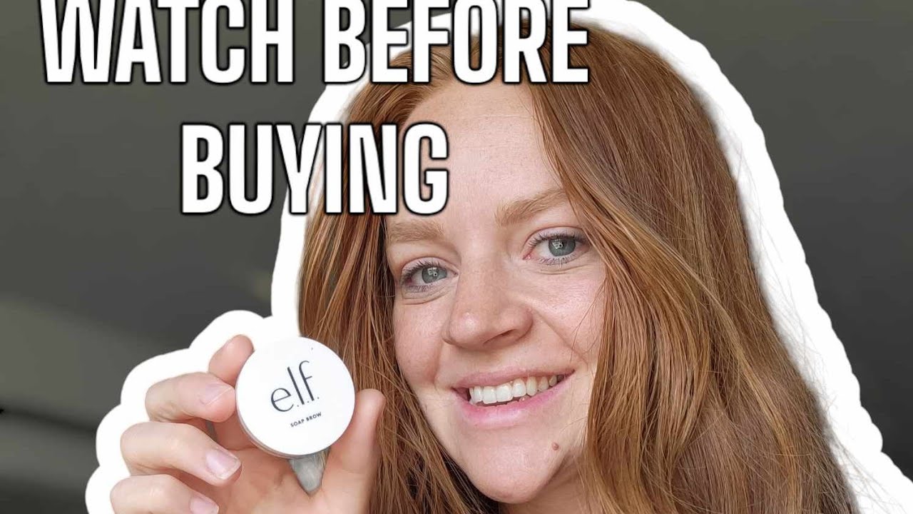 Honest Review of elf Soap Brow Pomade - YouTube