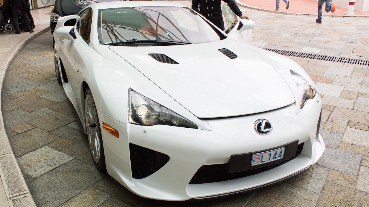 LEXUS LFA - Sound and driving in Monaco 2014 HQ - YouTube