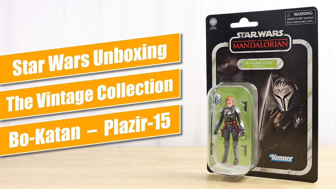 Bo-Katan Kryze (Plazir-15) VC339 3.75" Figure - Star Wars TVC Unboxing - YouTube