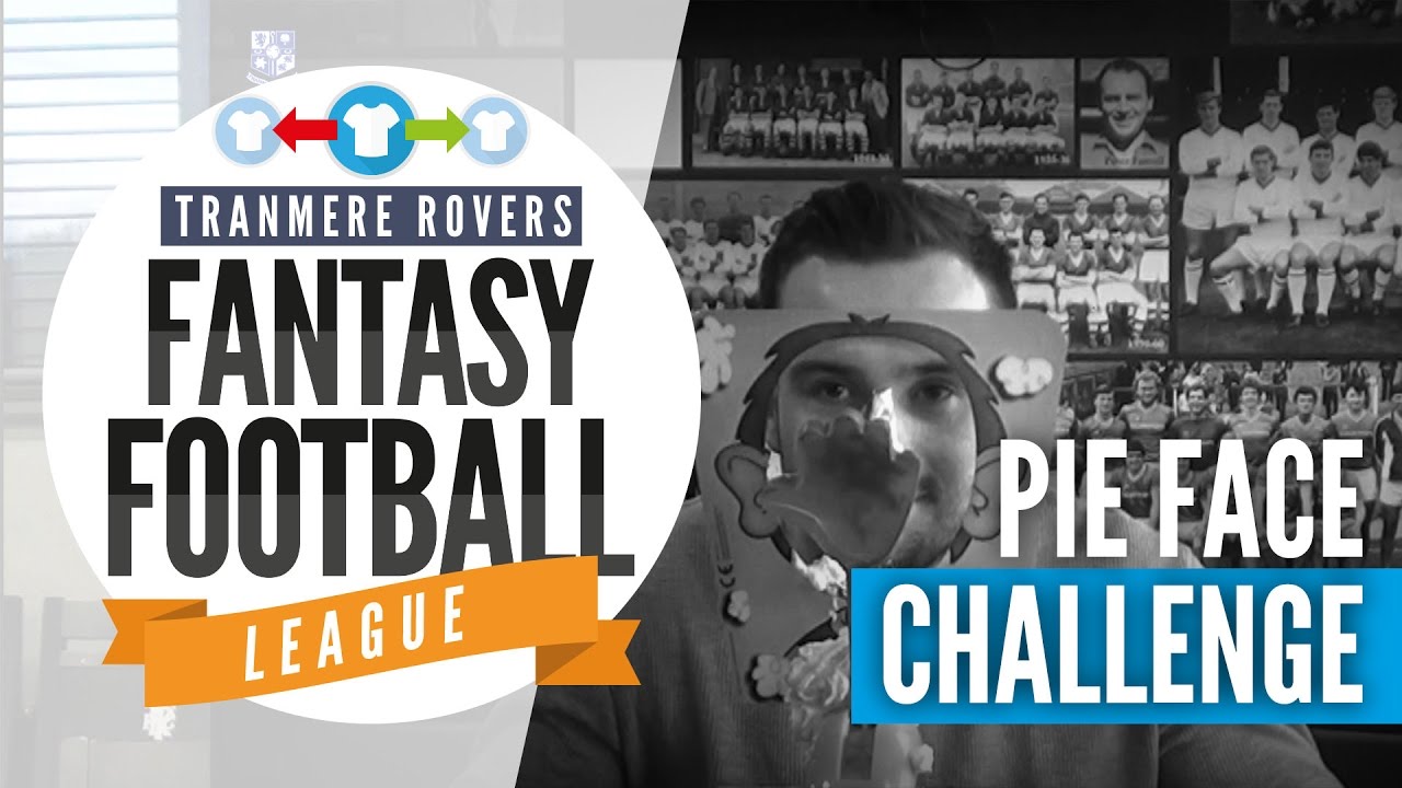 Fantasy Football Pie Face Challenge - YouTube
