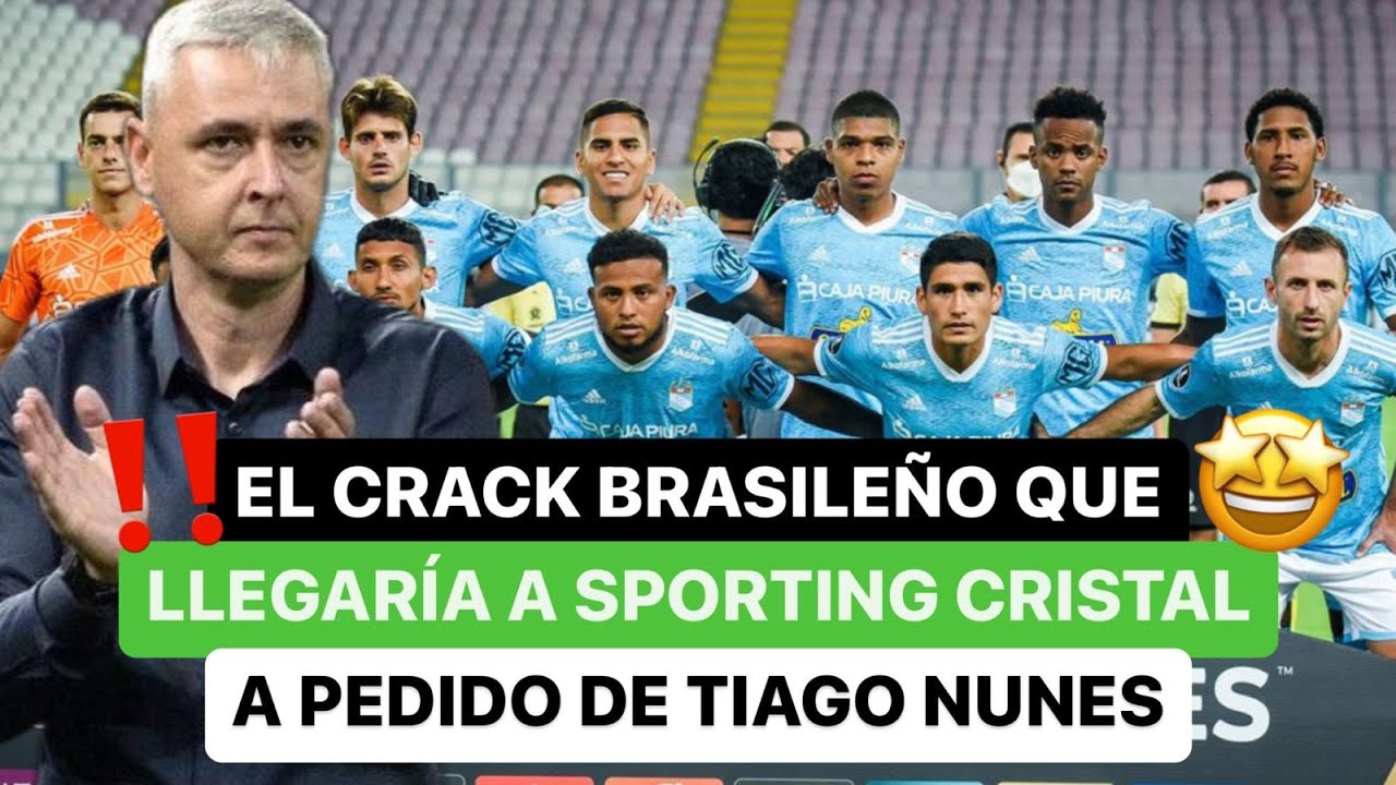 🤩 El crack brasileño 🇧🇷 que llegaría a Sporting Cristal 🇵🇪, a pedido de ...