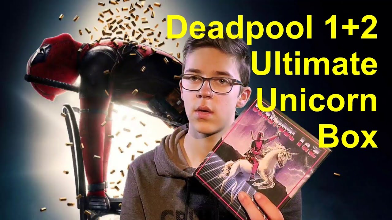 Deadpool 1+2 Ultimate Unicorn Box - Limited Edition -- Unboxing - YouTube