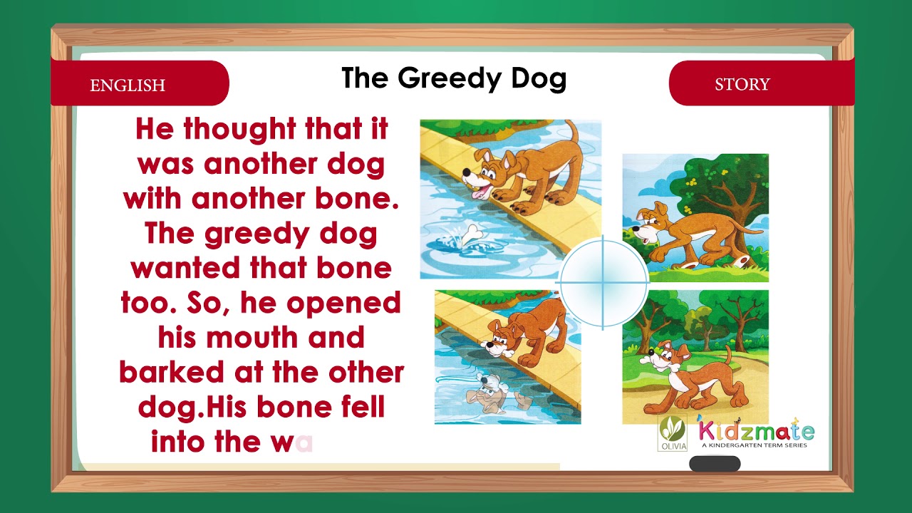 The Greedy Dog - Kidsmate LKG Term 3 English - YouTube