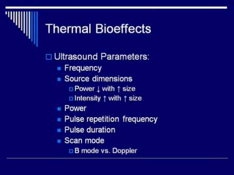 Bioeffects and Safety of Diagnostic Ultrasound - Segment #2 - YouTube