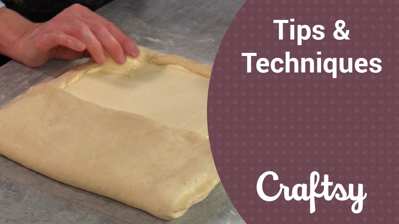 How to Incorporate a Butter Block into Danish Pastry Dough - YouTube