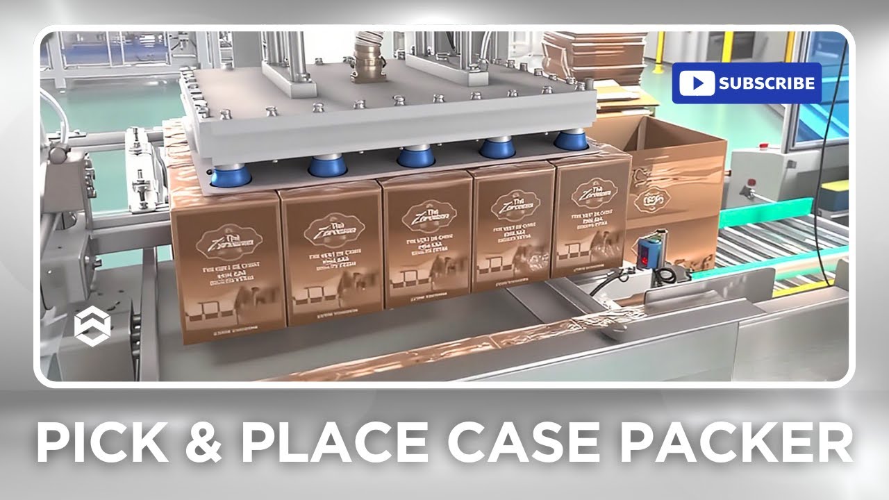 WIN-WIN PACK Pick and Place Case Packer for Tea Boxes | Automatic ...