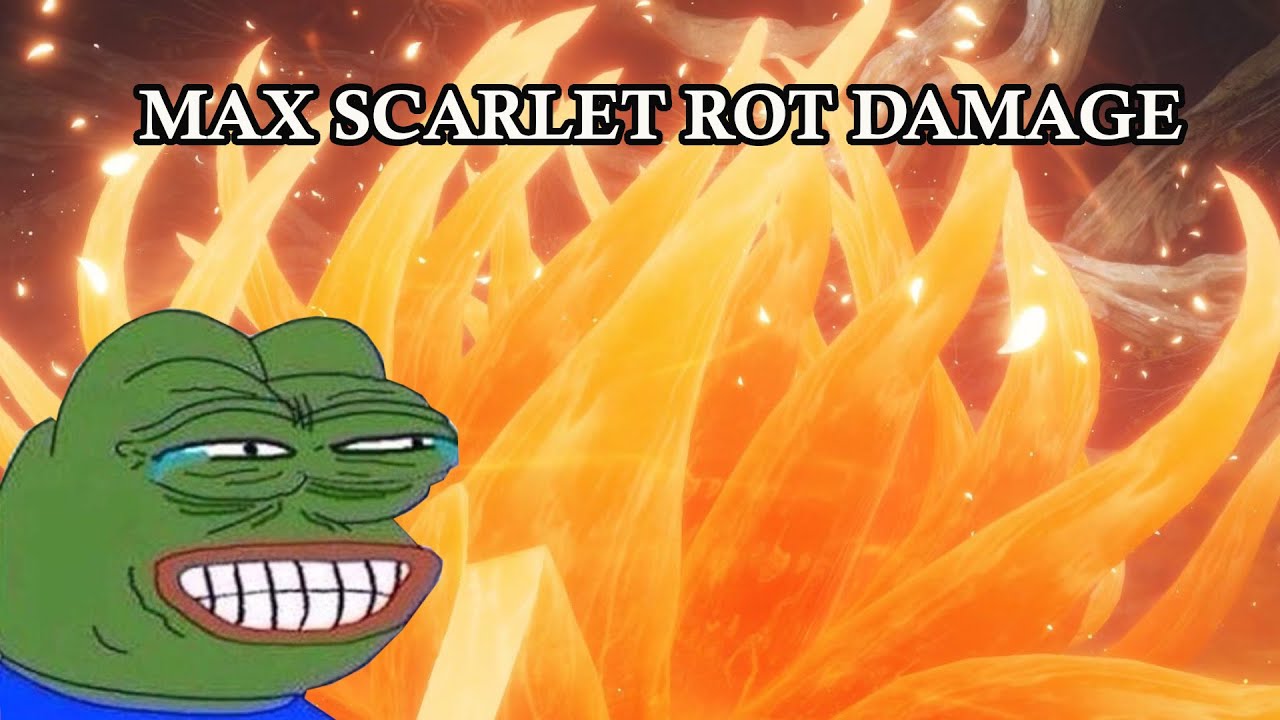 This Is What Max Scarlet Rot Damage Looks Like In Elden Ring - YouTube