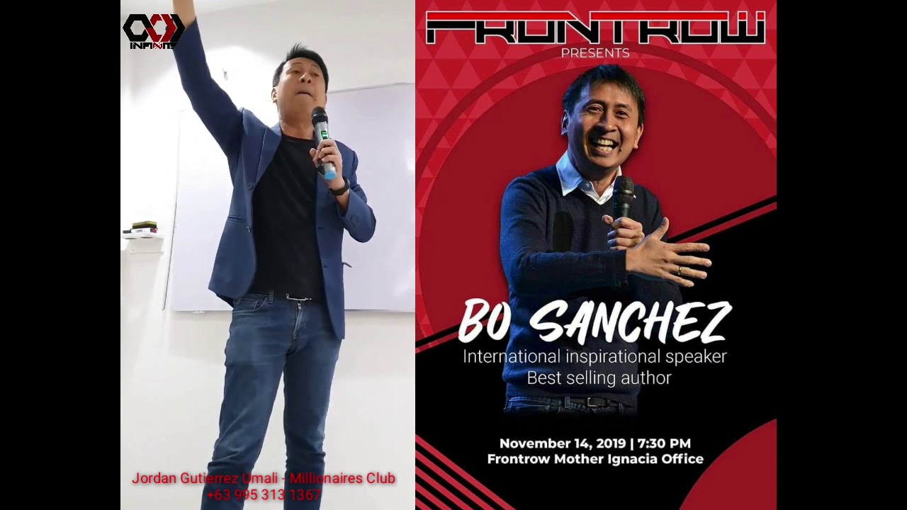 Brother BO SANCHEZ @ FRONTROW - Inspirational and Motivator Speaker ...