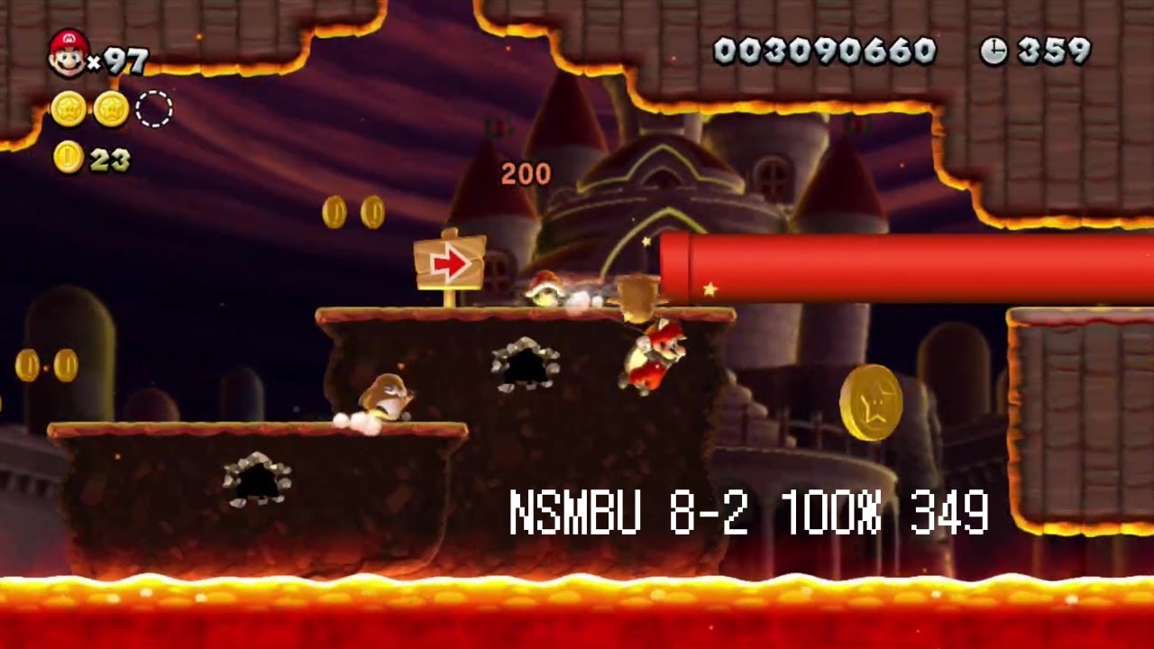 【FWR】NSMBU 8-2 100% 349 - YouTube