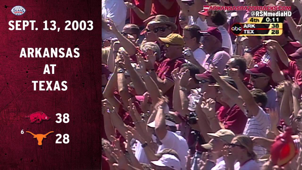@RazorbackFB Legends Reminisce on Texas Rivalry History - YouTube