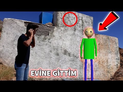 BALDİ'NİN EVİNE GİTTİM !! (ÖLÜMDEN DÖNDÜK 😱)