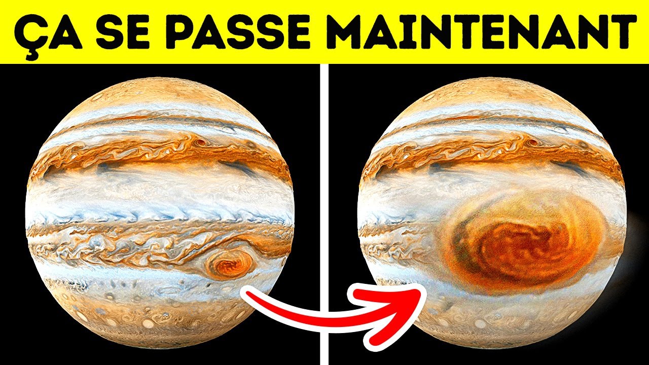 Pourquoi la Grande Tache rouge de Jupiter grandit-elle ? - YouTube