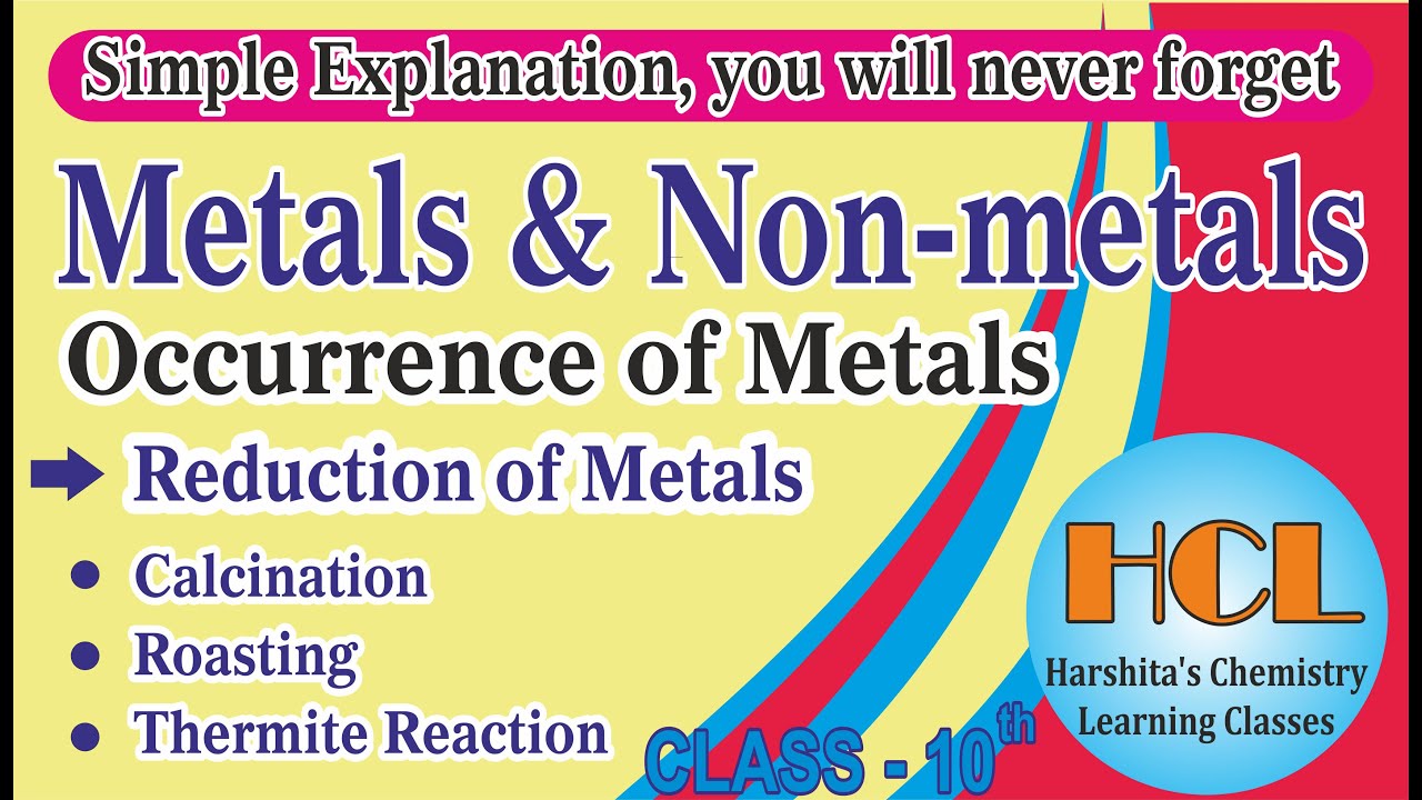 Reduction of Metal oxide to Metal(class 10 ) - YouTube