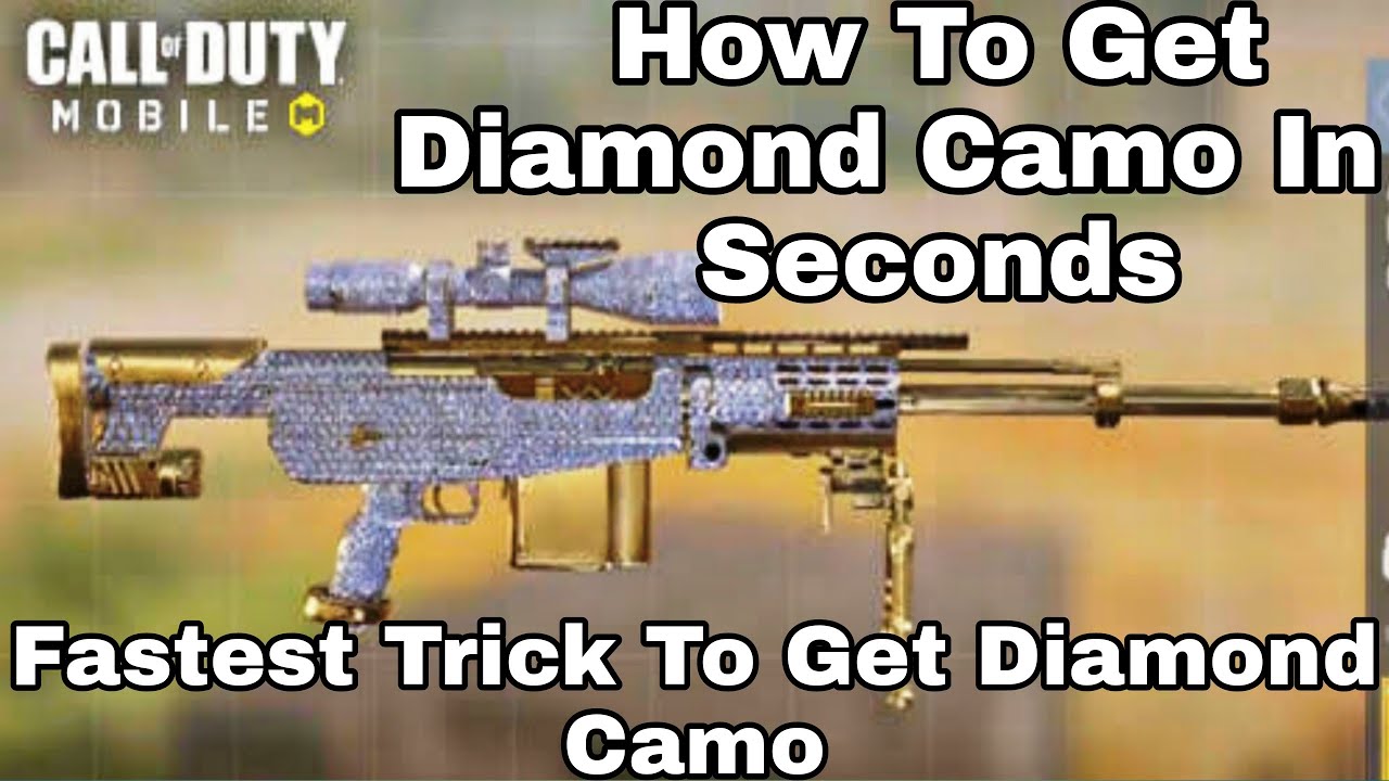 How To Get Diamond Camo In Just 4 Seconds | Best Trick To Get Diamond ...