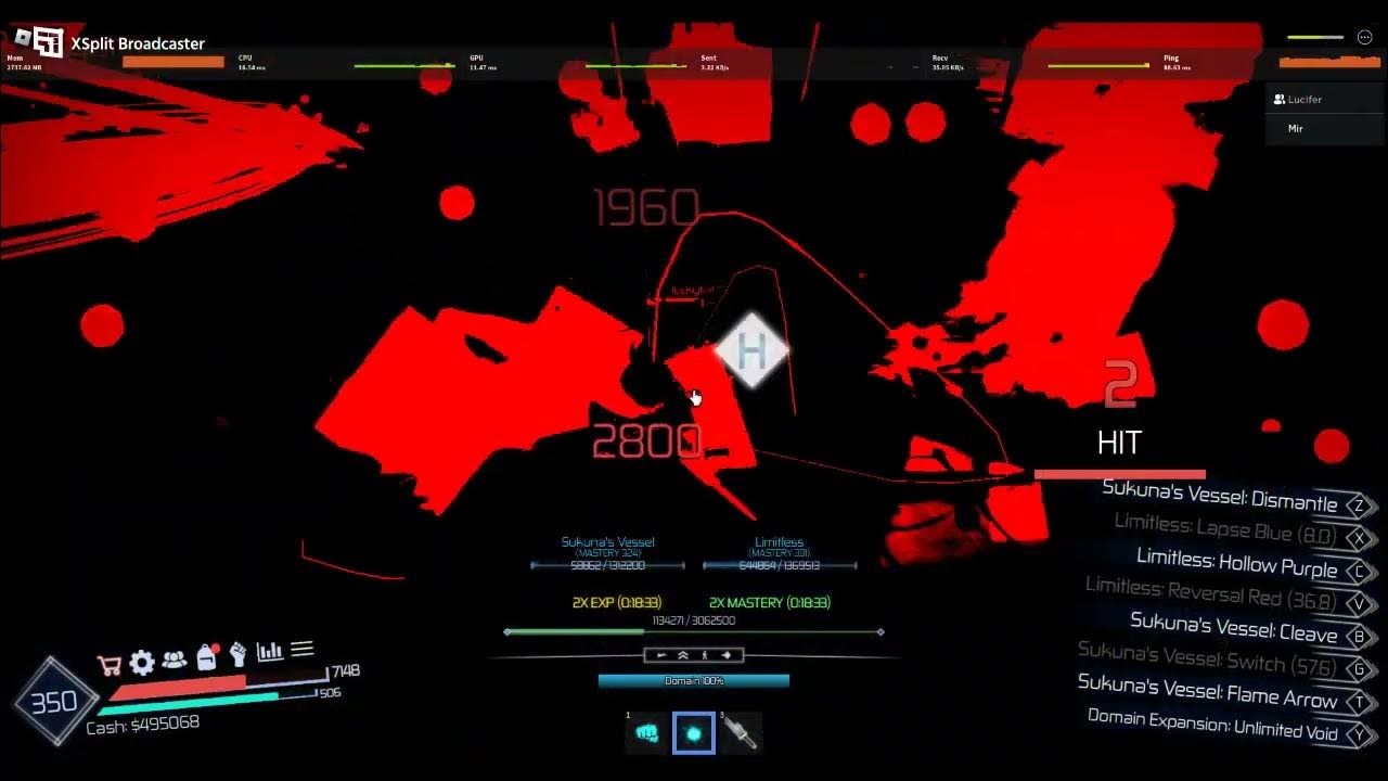 [Jujutsu infinite] Sukuna + Limitless combo - YouTube