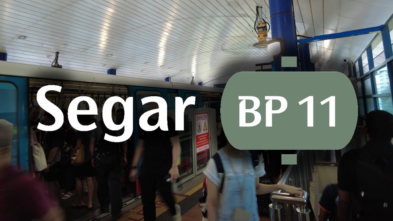 BP11 Segar LRT Station: Platforms to Exit | Bukit Panjang LRT - YouTube