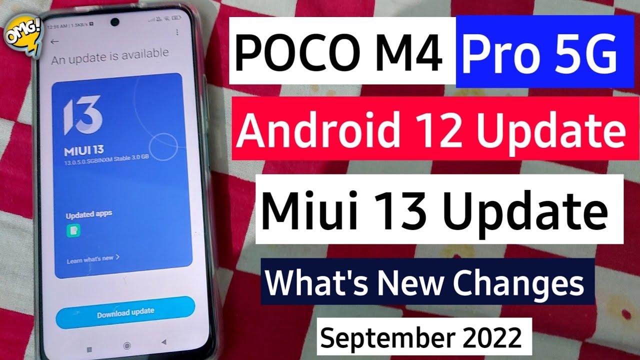 Poco M4 Pro 5G Android 12 update & Miui 13 Update | Poco M4 Pro 5G New ...