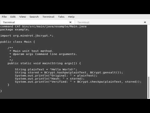 Programming {{ java sbt bcrypt }} crypto - YouTube
