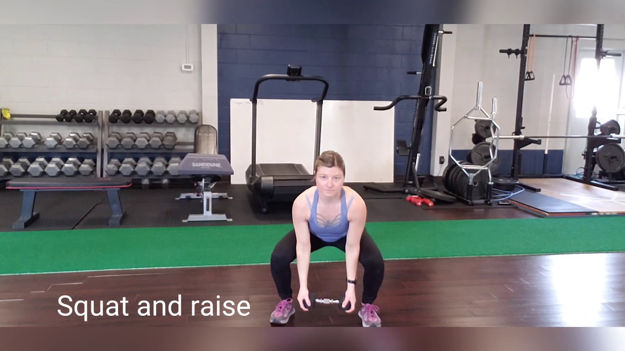 Squat and raise - YouTube