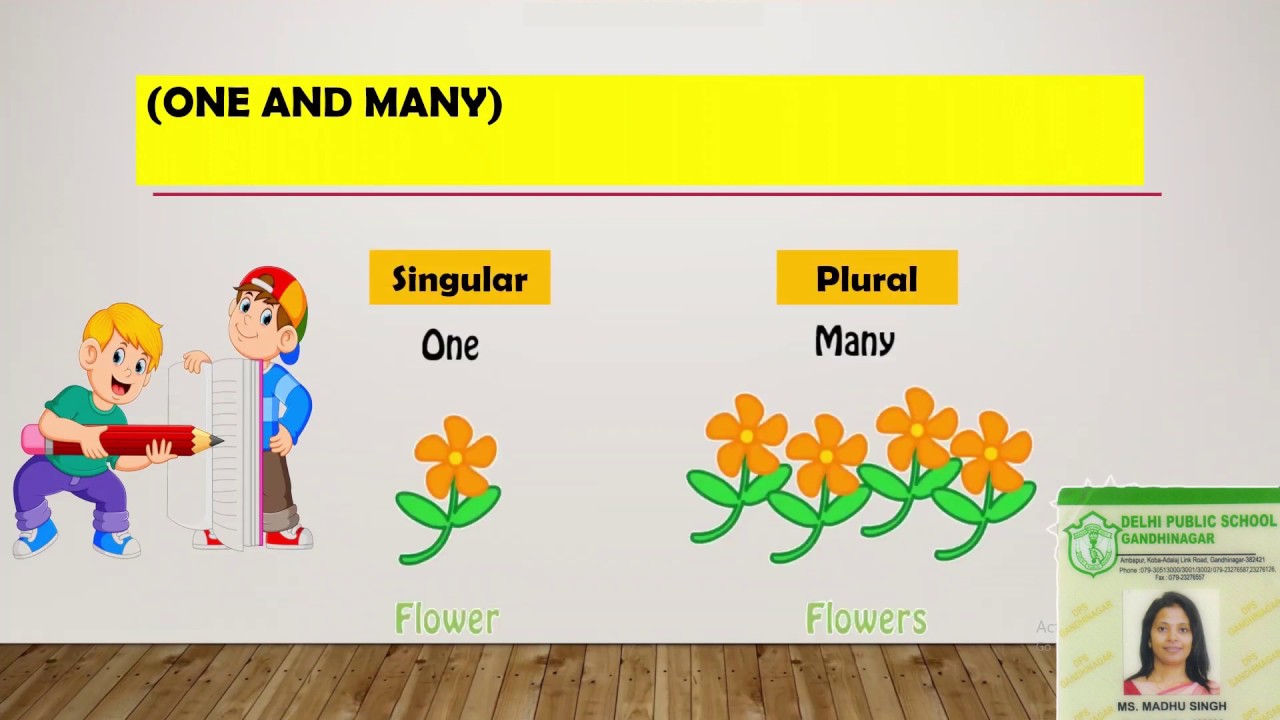Class 1 English, One and Many - YouTube