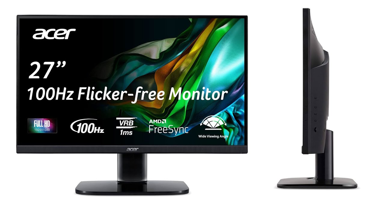 Acer 27 Inch IPS Full HD Zero Frame Gaming Monitor Buying Guide - YouTube