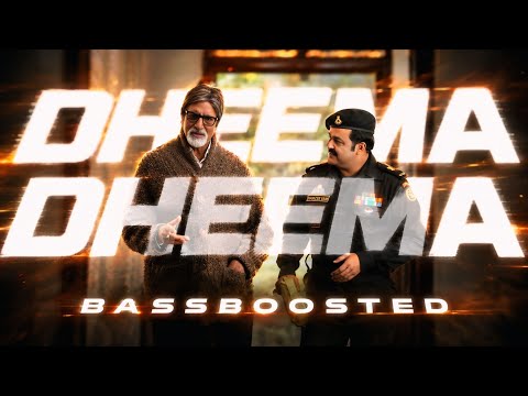 Dheemee Dhee Mee | Bass Boosted | Kandahar | Sunidhi Chauhan | Mohanlal | Amitabhbachan | Bm Atmos |