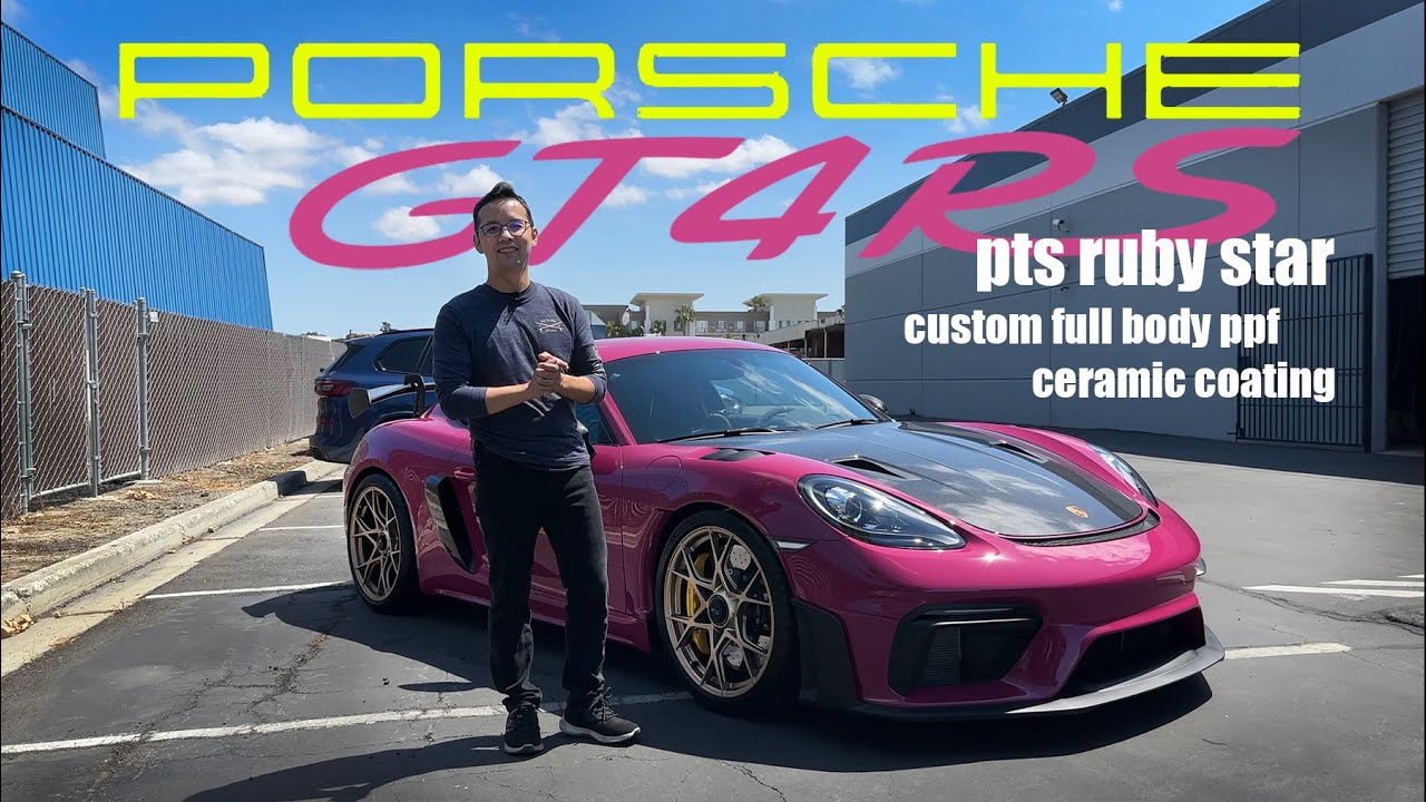 2023 GT4 RS (Ruby Star) w/ Weissach | Custom Full Body PPF + Modesta ...