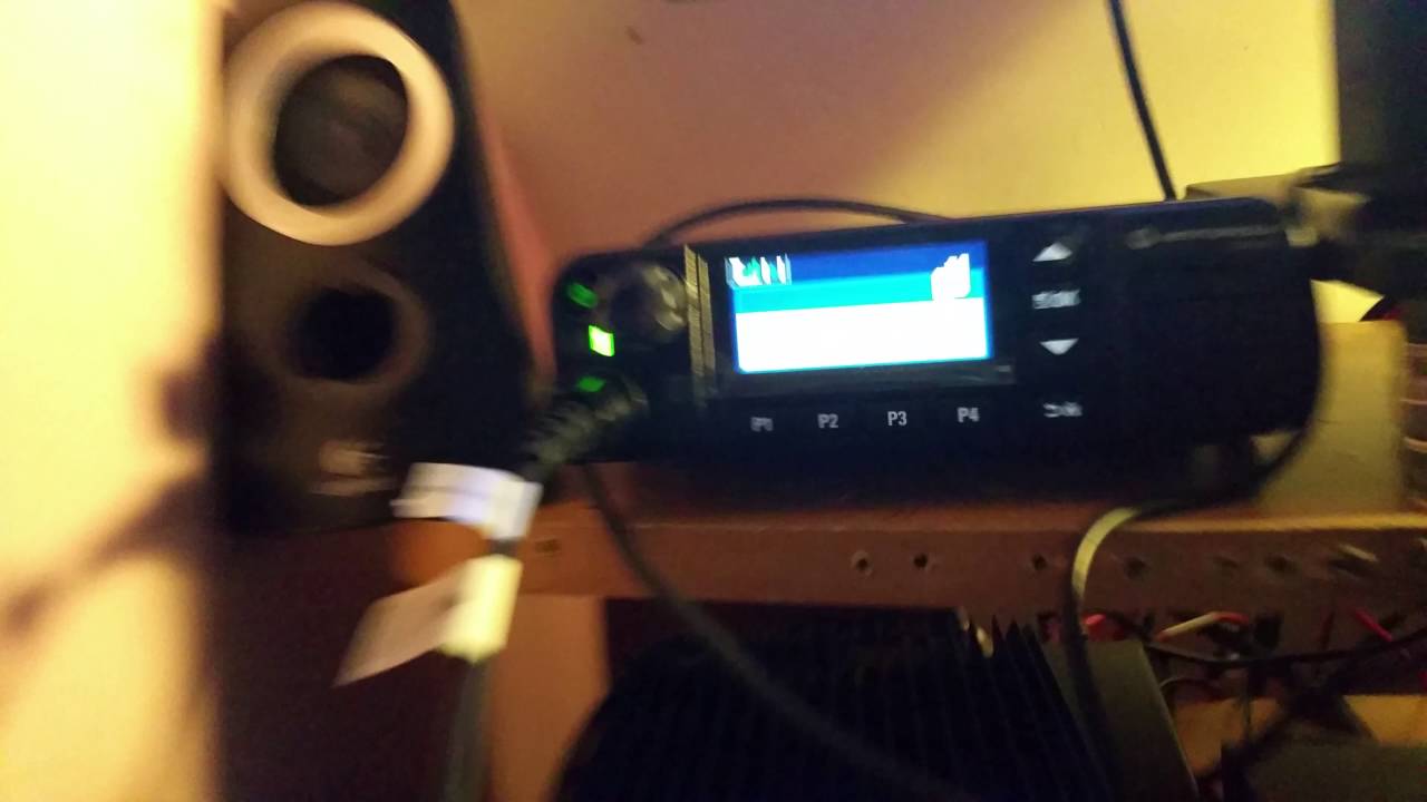 Motorola dm4600 vhf 1st test ..very short test - YouTube