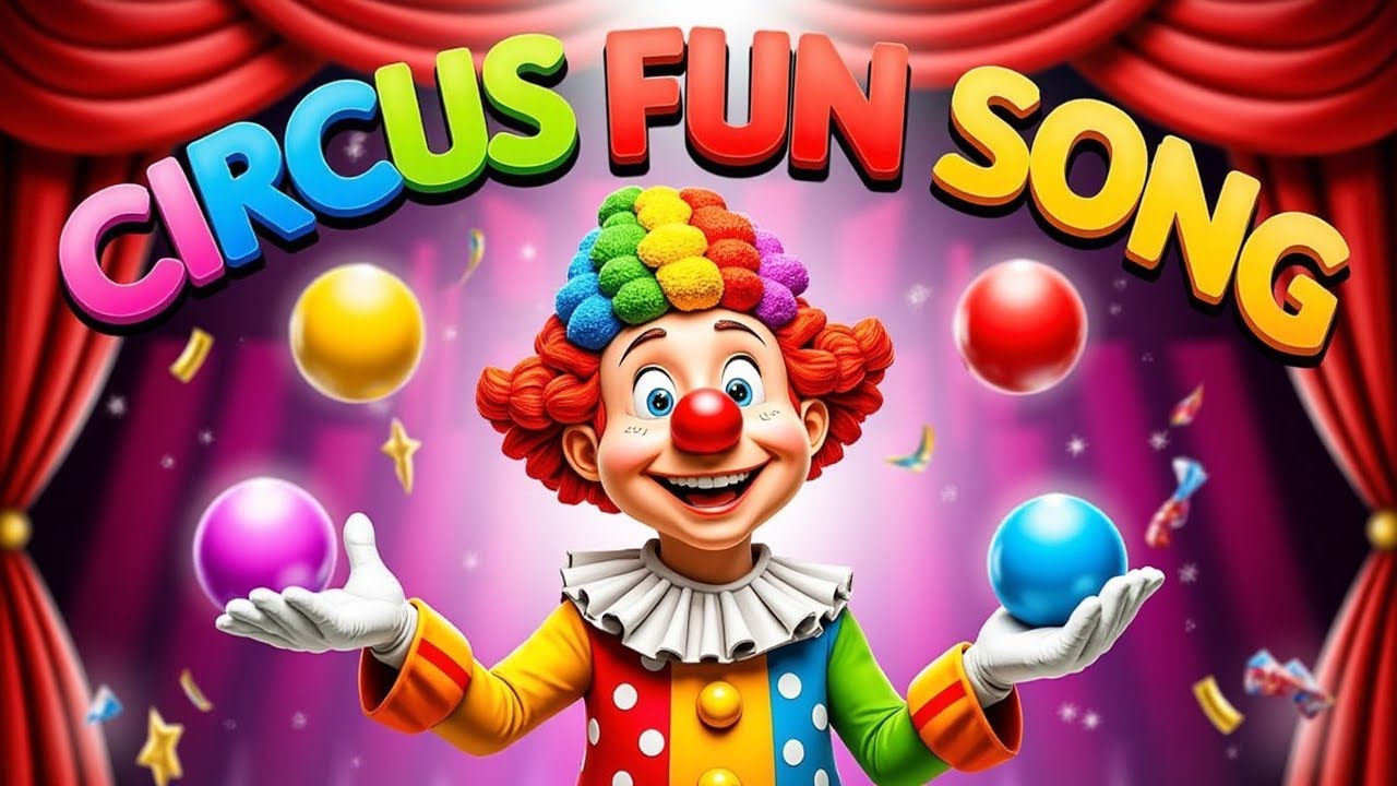 🎪 Circus Fun Song | Kids Cartoon | Sing Along & Dance! 🎶 - YouTube