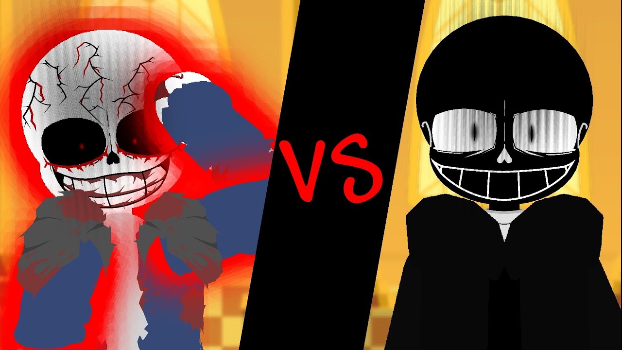Corrupted vs insanity sans (stick nodes animation) - YouTube