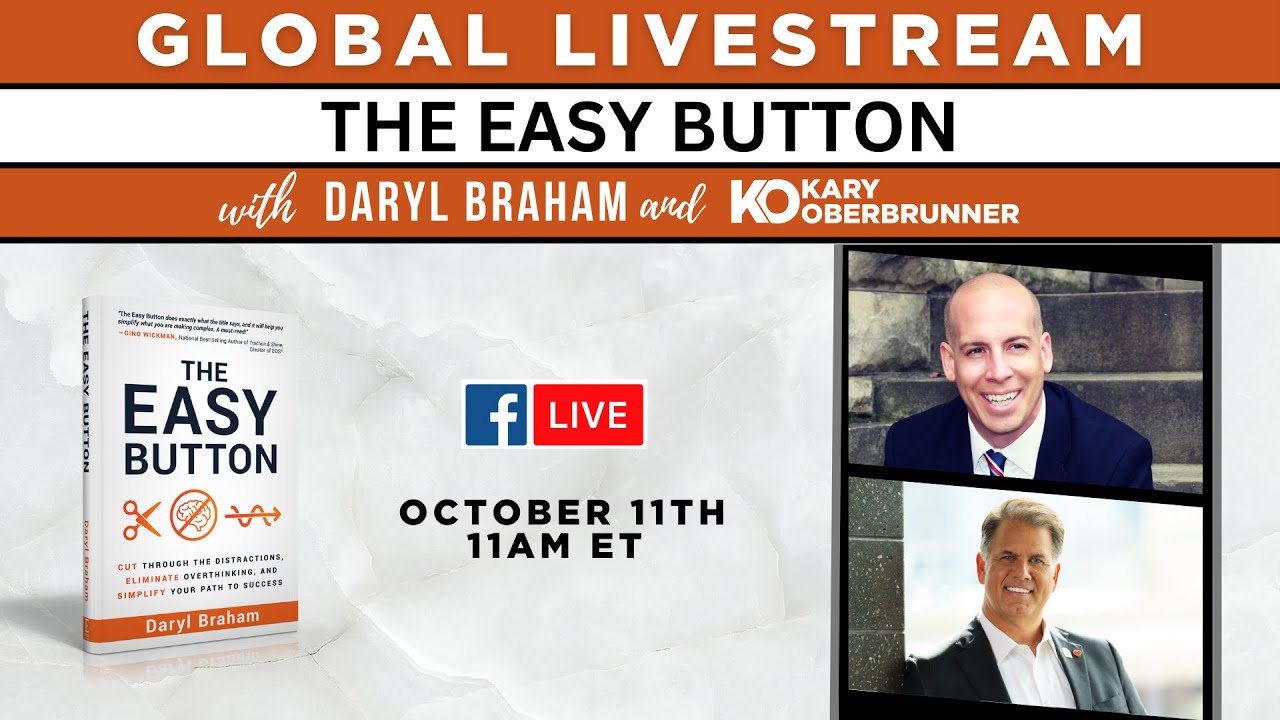 Global Livestream: The Easy Button with Daryl Braham - YouTube