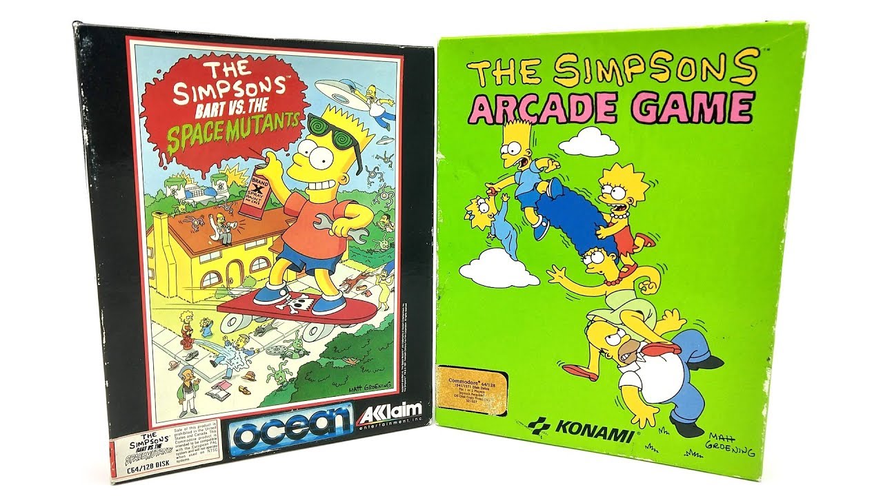 Every Simpsons Game on Commodore 64 - A Brief History - YouTube