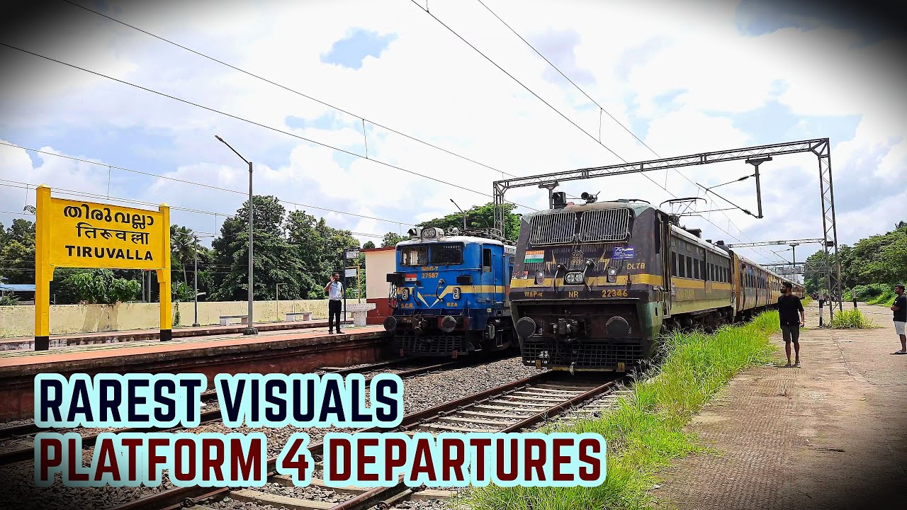 Rarest of the Rare 😱😱 Freight on Main Platform & TKD WAP4 Janshatabdi ...