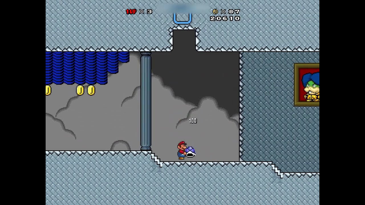 Super Mario Bros. X (SMBX) Custom Level - Ludwigs Sky Stronghold - YouTube