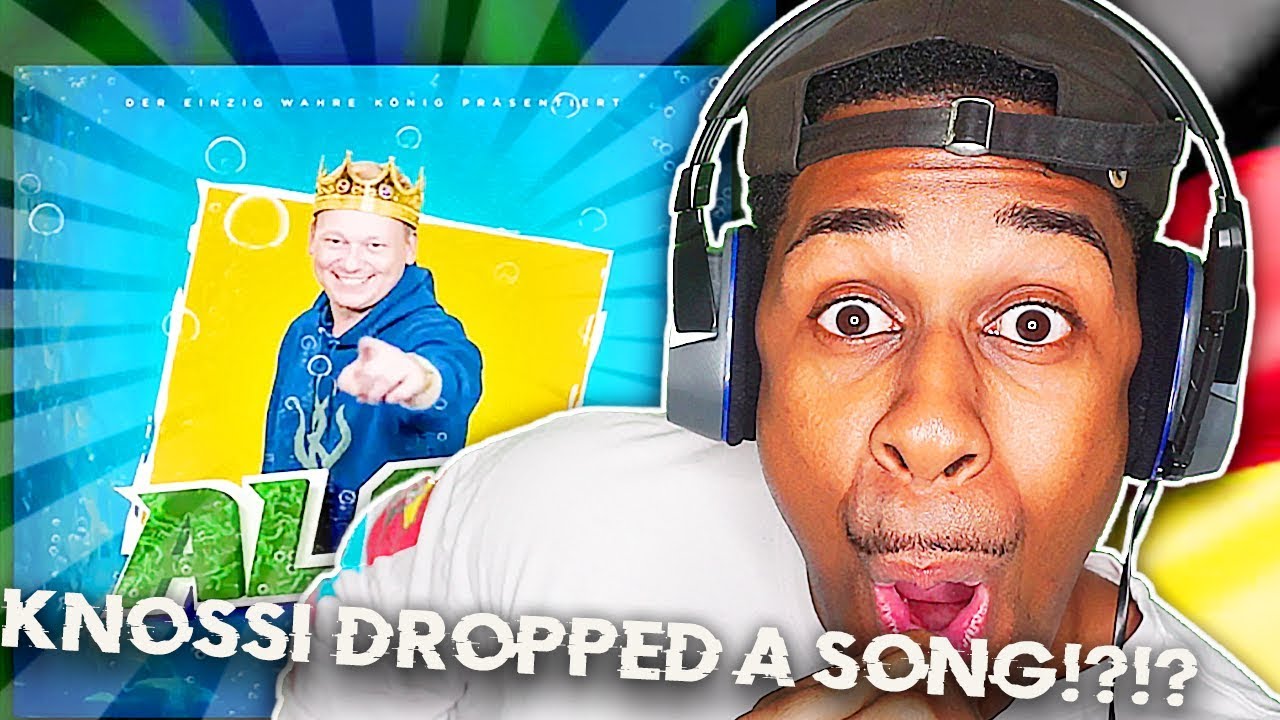 AMERICAN REACTS TO GERMAN YOUTUBER KNOSSI'S FIRST SONG!!!! Knossi- Alge ...