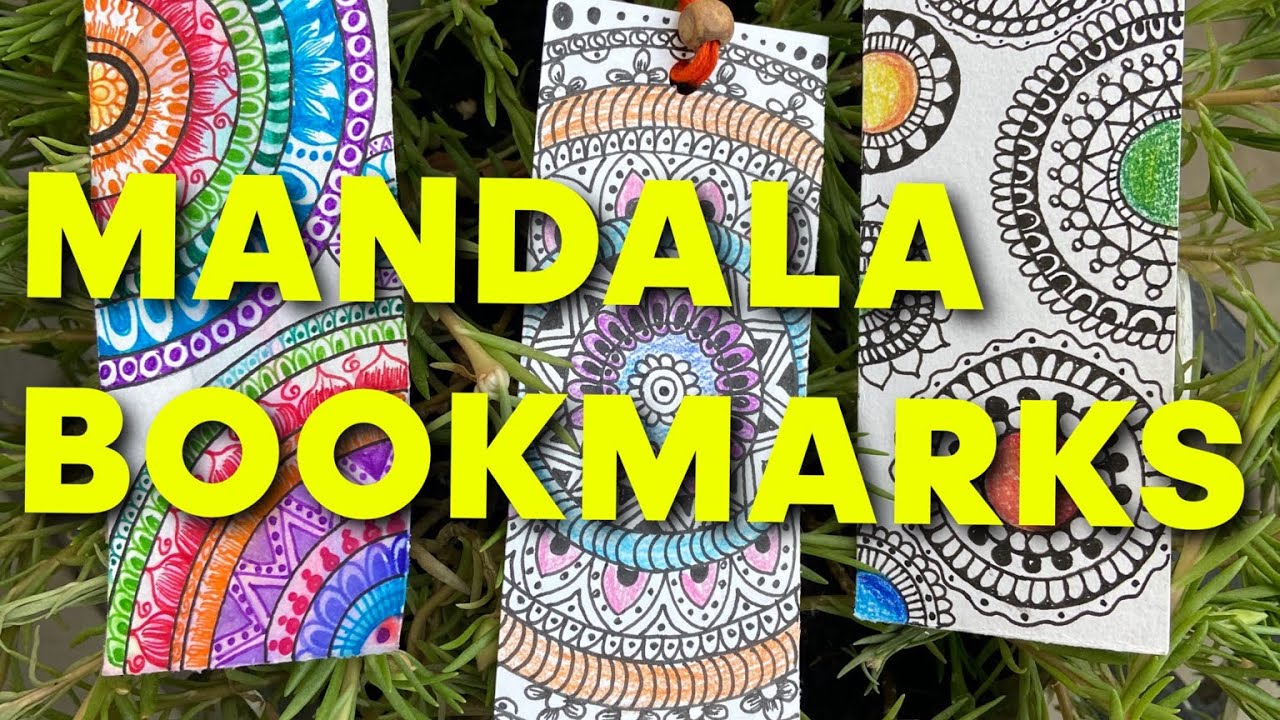 #mandala | Mandala Bookmark | Easy DIA - YouTube