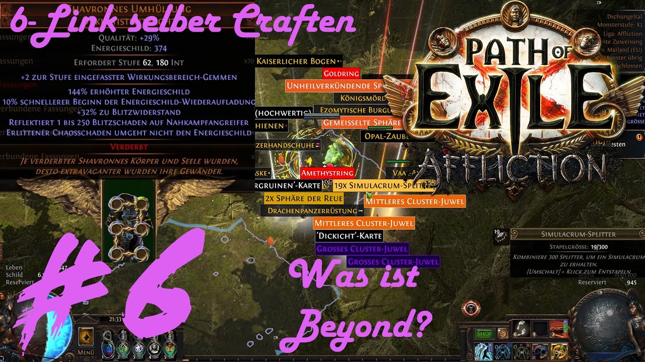 Beyond-Mechanik erklärt & Craften eines 6-Link! — 06 | Path of Exile 3. ...
