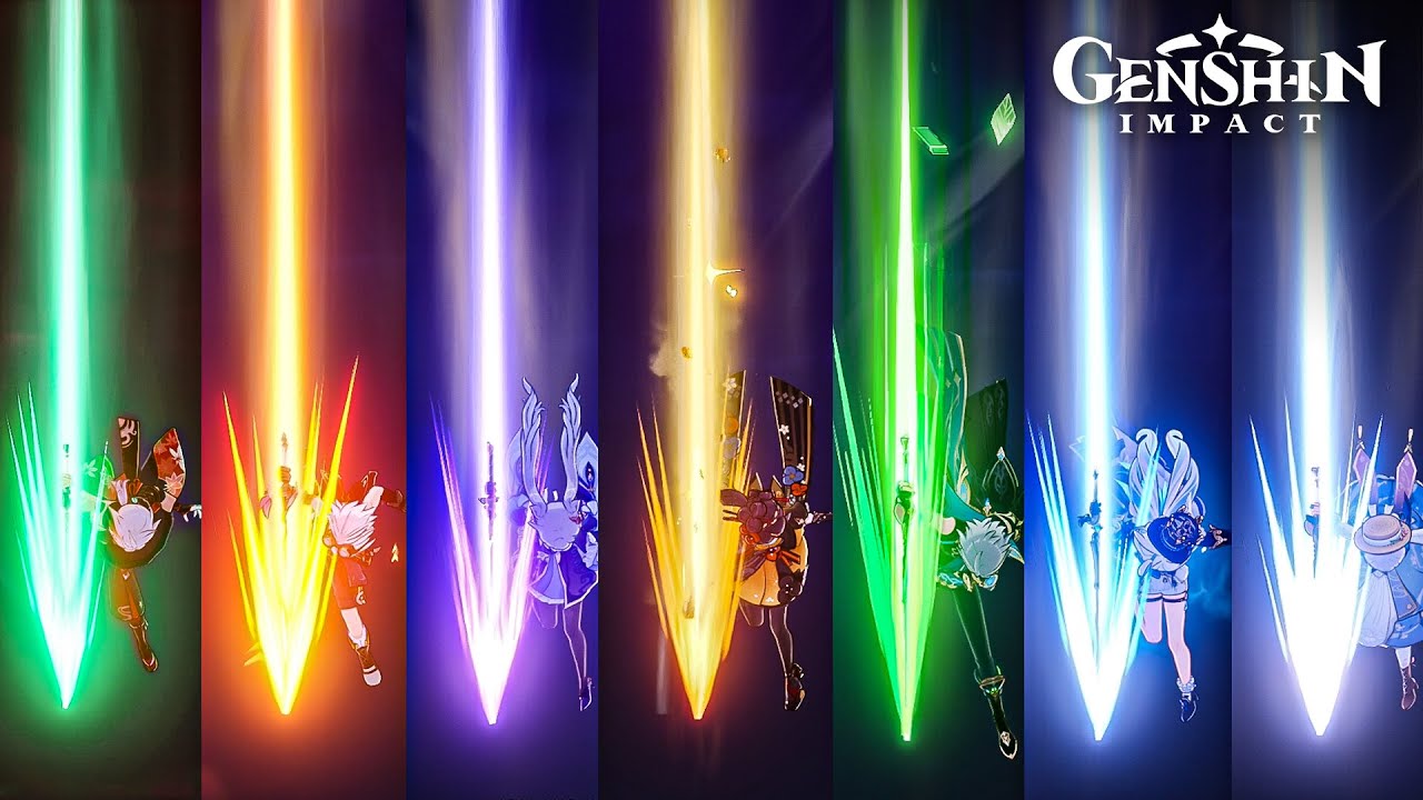 Finally, We've Completed All Element Sword Plunge Attack - YouTube