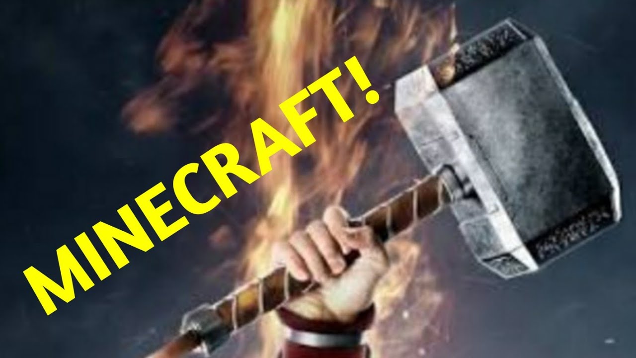 How to make THOR'S HAMMER in Minecraft!!|ANDROID| - YouTube