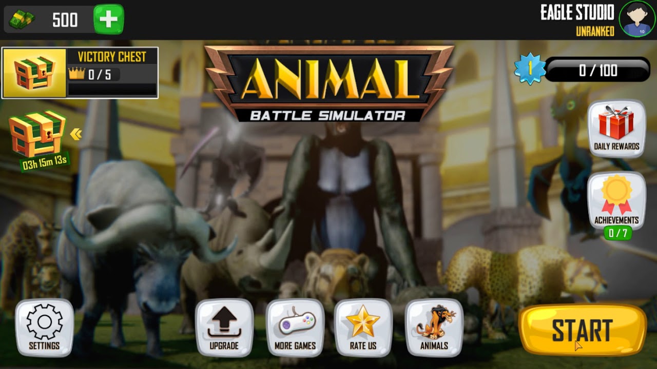 Animal Battle Simulator : Animal Battle Games 2020 - YouTube