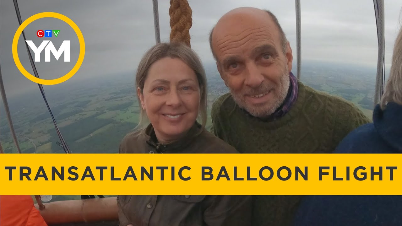 Couple set for transatlantic balloon flight | Your Morning - YouTube