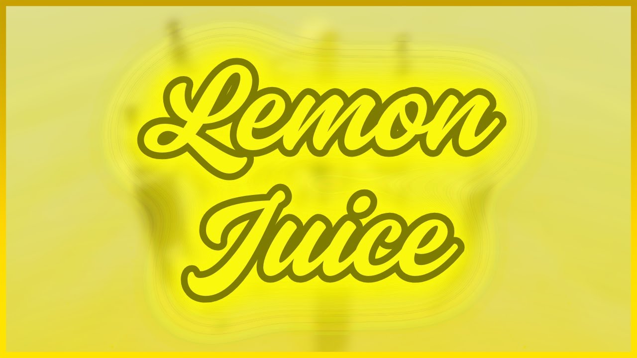 Roblox - Lemon Juice [TIER 14] - YouTube