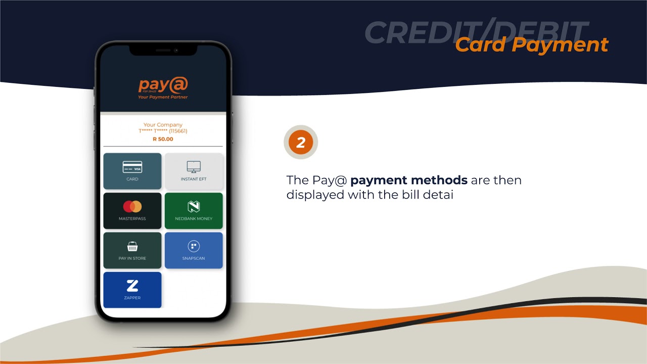 How to pay your accounts via Pay@ using your bank card. - YouTube