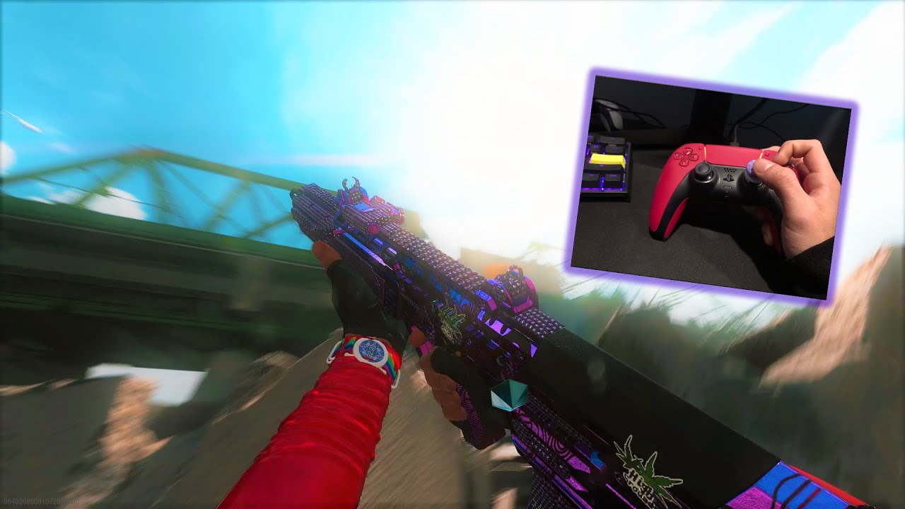 98% Aim Accuracy on Controller + (Red PS5 Hand Cam) - YouTube