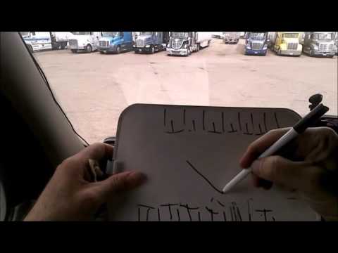 How To Properly Set Up Your Tractor Trailer for Backing - YouTube