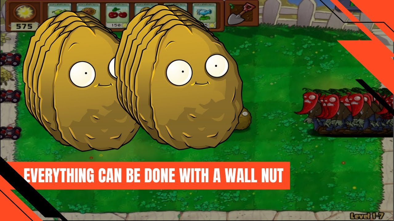 The Strong From The Wall Nut - Plants Vs Zombies - YouTube